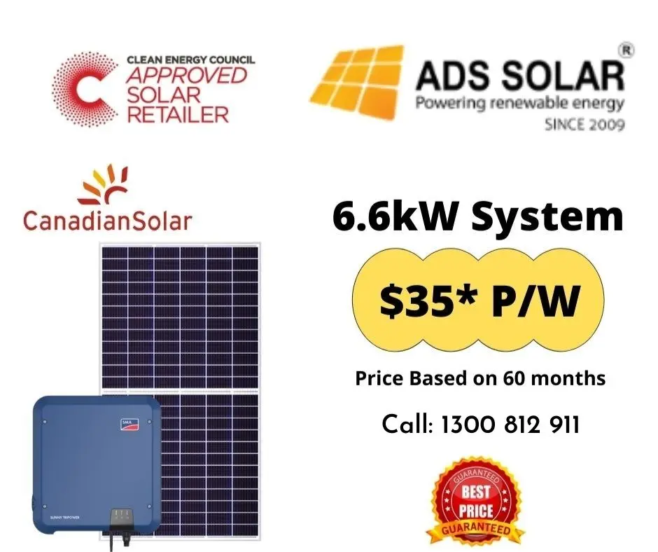 6.6kw Solar System Adelaide, South Australia | Best Installers